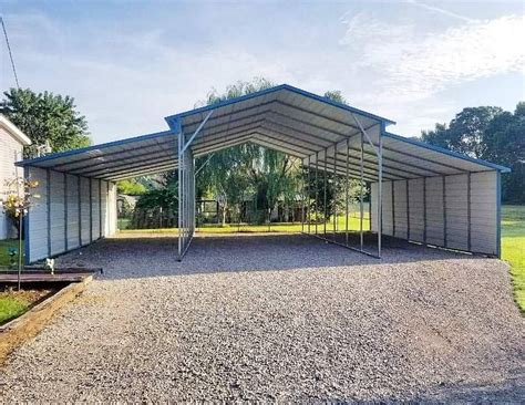 Open Barn With Enclosed Sides Betts Metal Buildings