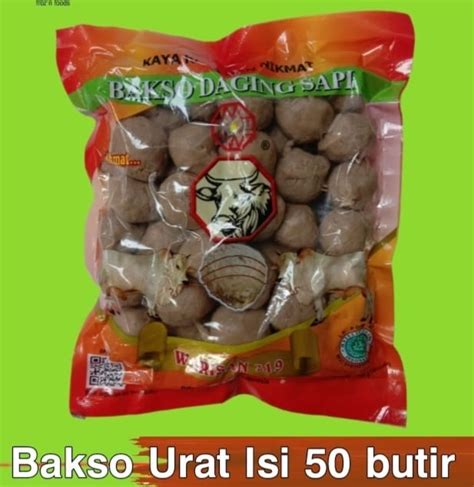 Bakso Urat Daging Sapi Warisan 319 Isi 50 Lazada Indonesia