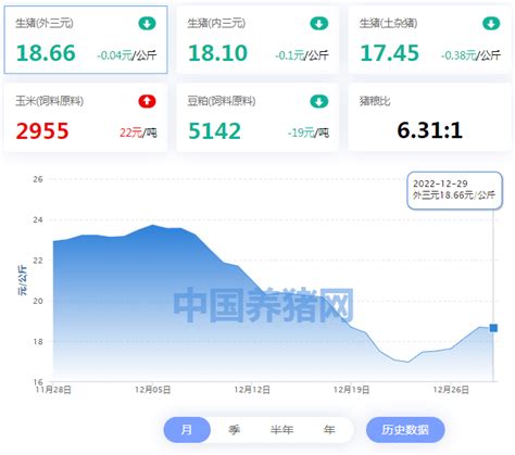 12月29日猪价：猪价下跌“卷土重来”，未来猪价走势如何？生猪价格中国
