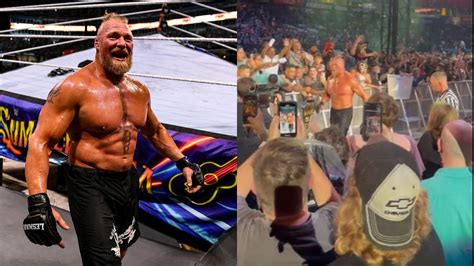 3 Fan Footage Of Brock Lesnar At Wwe Summerslam 2022 You Probably Didn