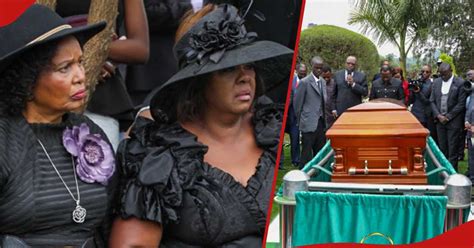 Kathy Kiuna Breaks Down As Bishop Allans Body Is Lowered Into Grave