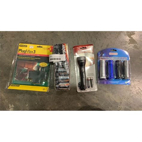 New Flashlights Batteries Anbd Stanley Plug