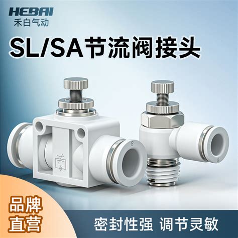 Sa Pneumatic Cylinder Flow Speed Regulating Valve SL Throttle Valve Regulating