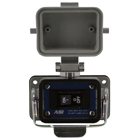 Asi Panel Interface Connector 10a Circuit Breaker Waterproof Aluminum Housing Nema 4x