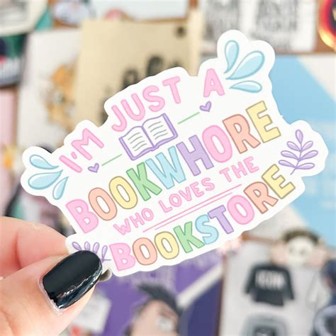 Rainbow Book Whore Vinyl Decal Waterproof See Amy Draw