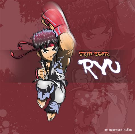 Street Fighter Chibi Ryu By Rubensonps3 On Deviantart