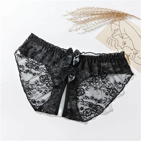 Open Large Size Sex Underwear Female Pure Desire To See Through Lace Temptation On The Bed