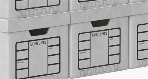 Document Box Stack Clean And Dirty Model TurboSquid