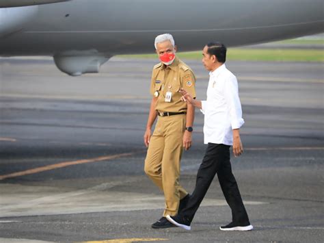 Jokowi Bertemu Ganjar Di Jateng Saat Momentum Deklarasi Anis Capres Nasdem BantenNews Co Id