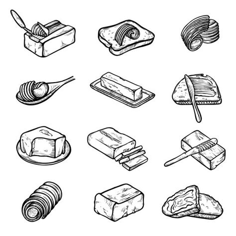 9500 Pan Con Mantequilla Ilustraciones De Stock Gráficos Vectoriales