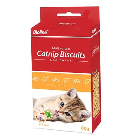 Bioline Catnip Biscuits 80g Flavor Cod Flavor Smbg B2b Website