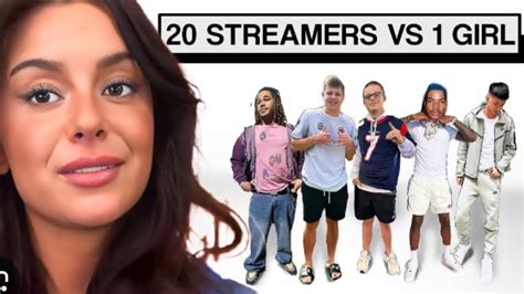 20 Streamers Vs 1 Woman Jynxi Reaction Youtube
