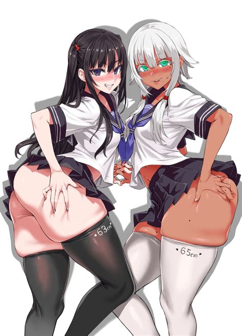 Rule 34 2girls Absurd Res Asanagi Ass Bangs Black Hair Black