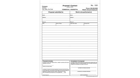 Handyman Proposal And Contract