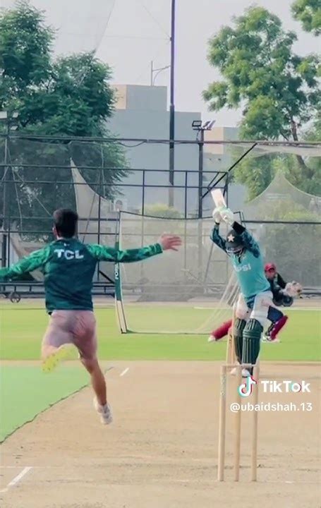 Ubaid Shah Vs Babar Azam Trending Cricket Youtubeshorts Cricketlover Youtube