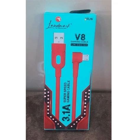 Landmark V8 Gaming Usb Cable At ₹ 200box Usb Data Cable In Dankaur