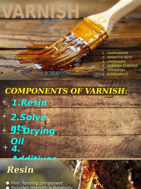 Varnish Types And Applications Guide Pdf Varnish Conservation And