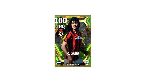 Ruud Gullit Centrocampista Legend Efootball World