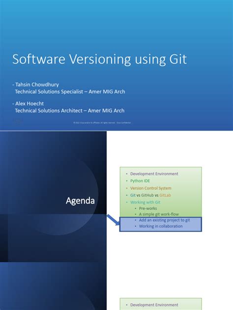 Software Versioning With Git Slides Pdf