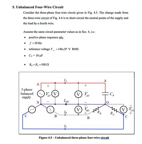 Solved Unbalanced Four Wire Circuit Consider The Three Phase Solved Unbalanced Four Wire Circuit Consider The Three Phase