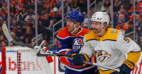 Predators Dominate At Even Strength But Oilers Power Play Scores