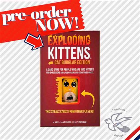 [pre Order] Exploding Kittens Cat Burglar Edition [boardgame] Shopee Thailand