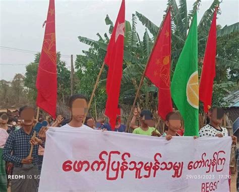 မြိုင်မြို့နယ် သပိတ် စစ်ကြောင်းက စစ်အာဏာရှင် တော်လှန်ရေး ချီတက် ဆန္ဒပ