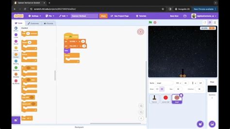 Let S Build How To Code A Vertical Cannon Videogame In Scratch