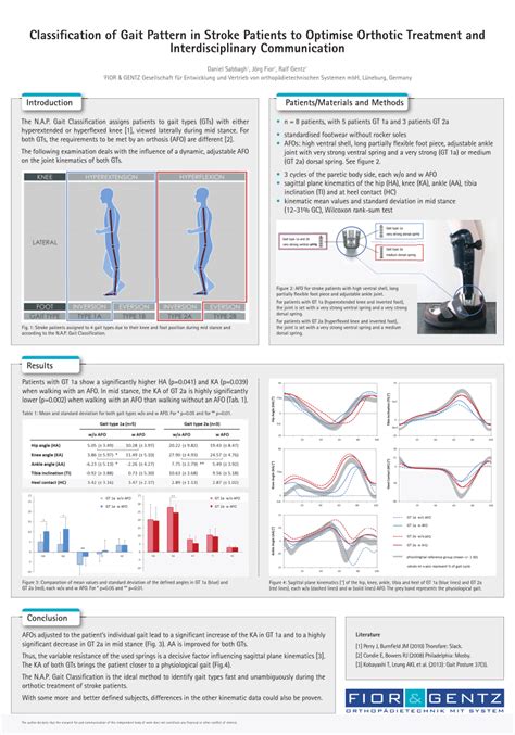 Pdf Classification Of Gait Pattern In Stroke Patients To Optimise
