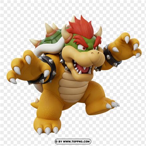 Fierce Mini Bowser Roaring Stance Toppng