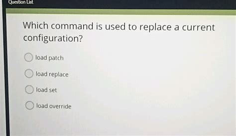 Question List Which Command Is Used To StudyX