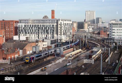 First Transpennine Express Class 185 Train At Salford Central In The