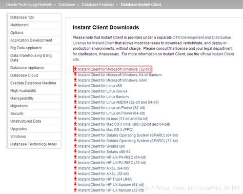 Oracle11g客户端配置及使用（instant Client）oracle 11g Instantclient Csdn博客