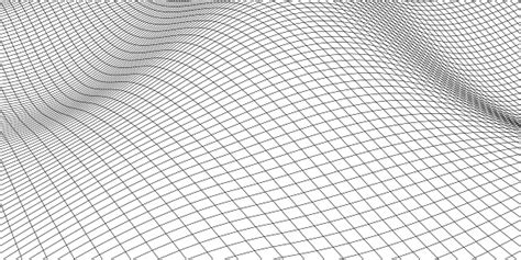 추상 벡터가 왜곡 된 기술 와이어 프레임 파동 곡선 서피스 배경입니다 모션 도트와 선이있는 어두운 배경 메쉬 파동 가리키기에 대한 스톡 벡터 아트 및 기타 이미지 Istock