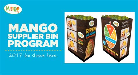 National Mango Board Offers Mango Display Bins To Shippers Andnowuknow