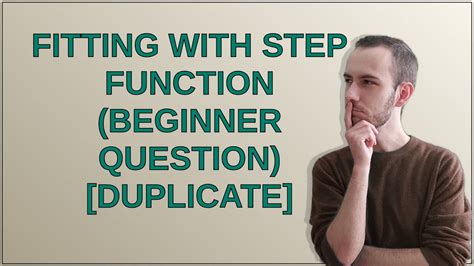 Mathematica Fitting With Step Function Beginner Question Youtube
