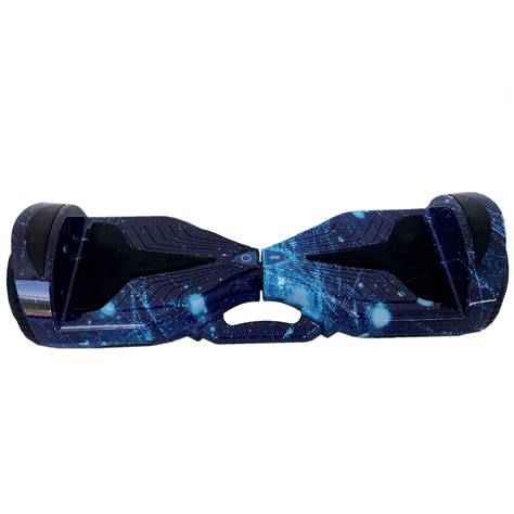 Skate Elétrico Hoverboard 65 Led Com Alça Grande Cosmo Azul 27098 Ydtech