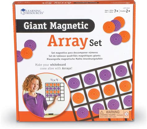 Giant Magnetic Array Set Math Teacher And Classroom Supplies Homeschool Math Tools
