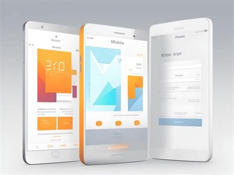 Premium Ai Image Mobile Applications Launching Screen Pages