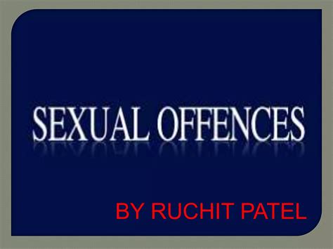 Sexual Offences Pptx