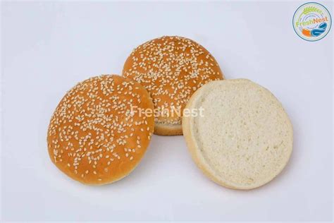 Freshnest Bakery Sesame Burger Buns Packaging Size 6 Pieces Pack At