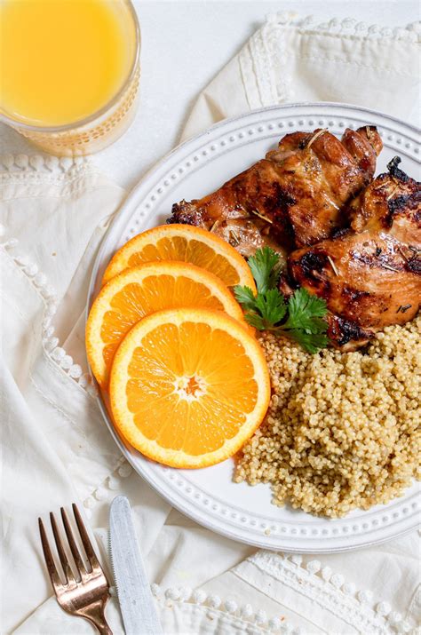 Easy Orange Juice Chicken Marinade Grilled Orange Chicken Thighs Eat