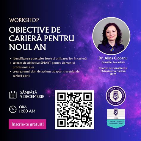 Workshop Ccoc Obiective De Carieră Pentru Noul An
