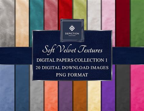Soft Velvet Textures Digital Paper Fabric Textures Luxury Printable