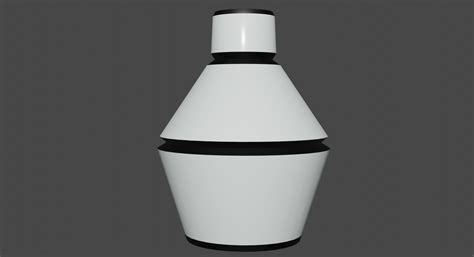 7 Vazes In Black And White Style For Dikor Pbr 3d Model Cgtrader