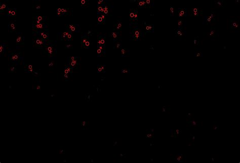 Dark Red Vector Background With Gender Symbols 6397276 Vector Art At Vecteezy