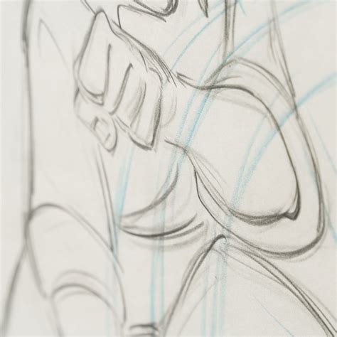 The Little Mermaid Prince Eric Original Production Drawing 1989