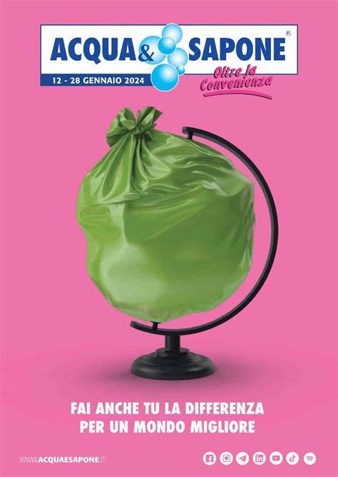 Volantino Acqua E Sapone Toscana E Umbria Dal 12 Al 28 Gennaio 2024