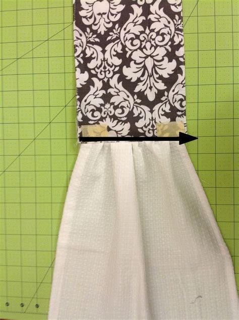 Easy Hanging Kitchen Towel Pattern Sew Crafty Me