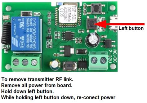How To Make A Relay Board Forget The Rf Signal Free Discussion Ewelink Forum